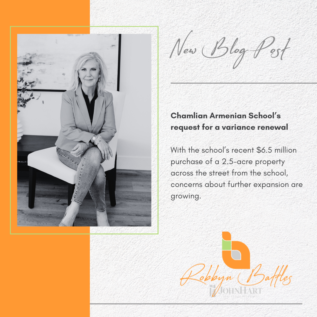 Chamlian Armenian School Variance Renewal - Robbyn Battles The House Agent